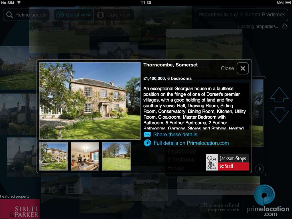 PrimeLocation App on the iPad | House Critic